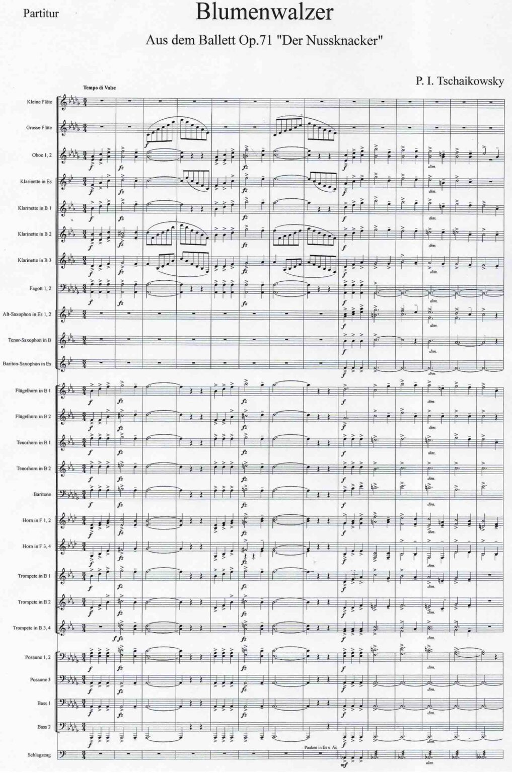 Blumenwalzer aus dem Ballett „Der Nussknacker“ – Vienna Wind Music